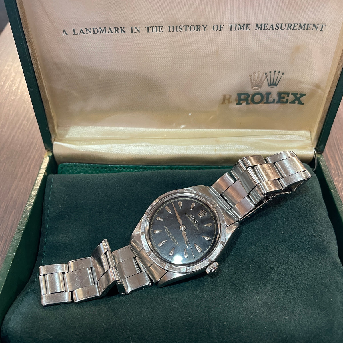 Rolex ロレックス オイスターパーペチュアル Ref.6569 自動巻 50年代製 委託品 – matsunotokeiten