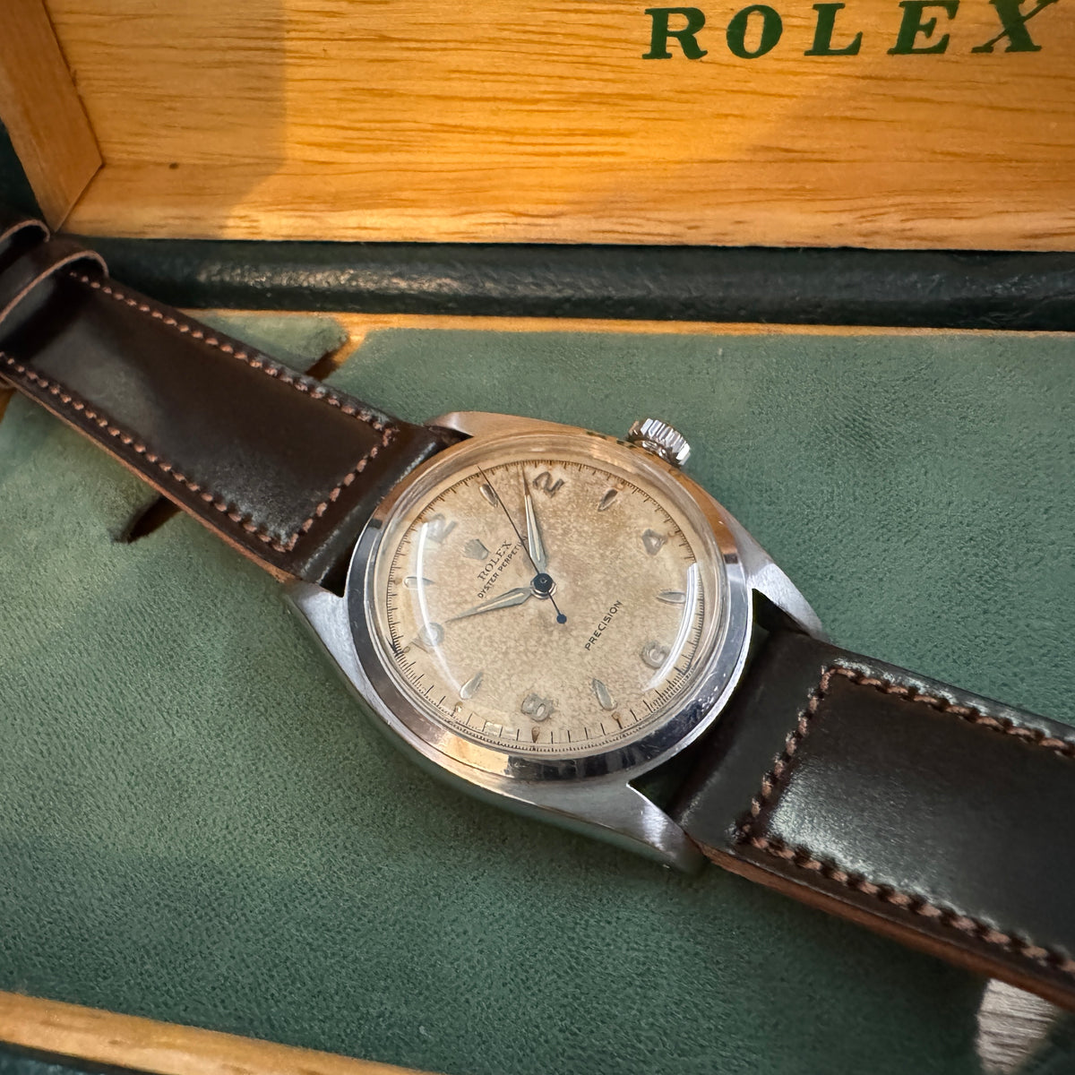 Rolex ロレックス オイスターパーペチュアル ビックバブルバック Ref.6098 自動巻 53年製 – matsunotokeiten