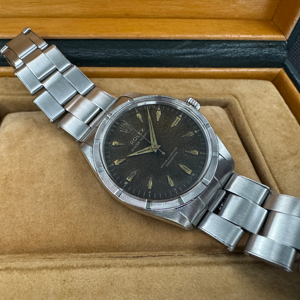 Rolex ロレックス オイスターパーペチュアル Ref.6569 自動巻 56年製 – matsunotokeiten