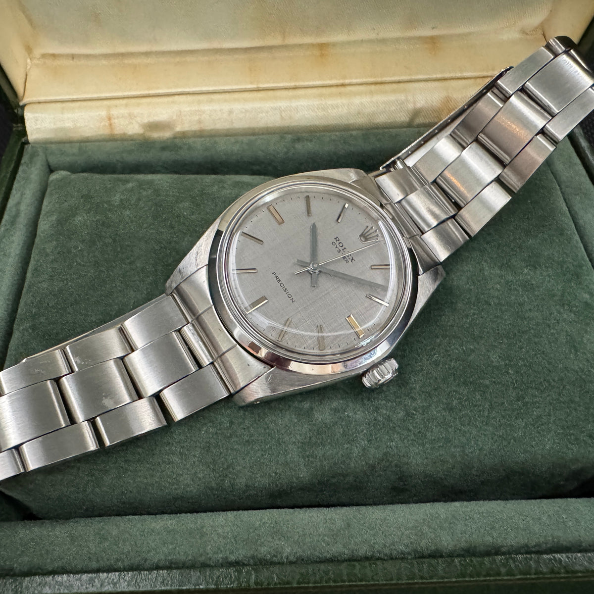 Rolex ロレックス オイスター リネンダイアル Ref.6426 手巻 69年製 – matsunotokeiten