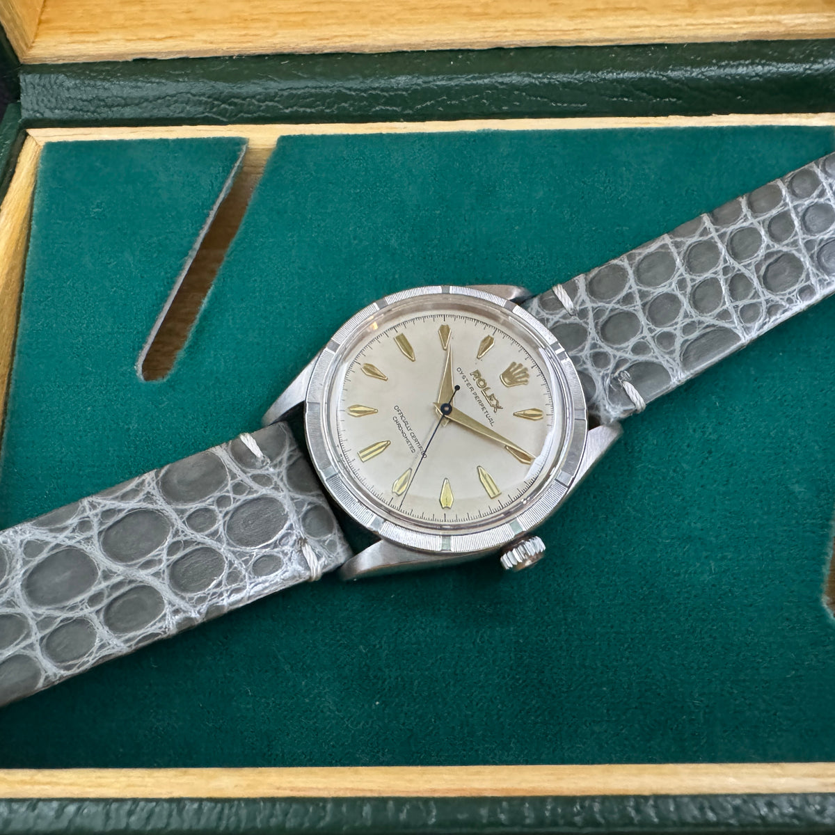 Rolex ロレックス オイスターパーペチュアル Ref.6569 自動巻 56年製 – matsunotokeiten