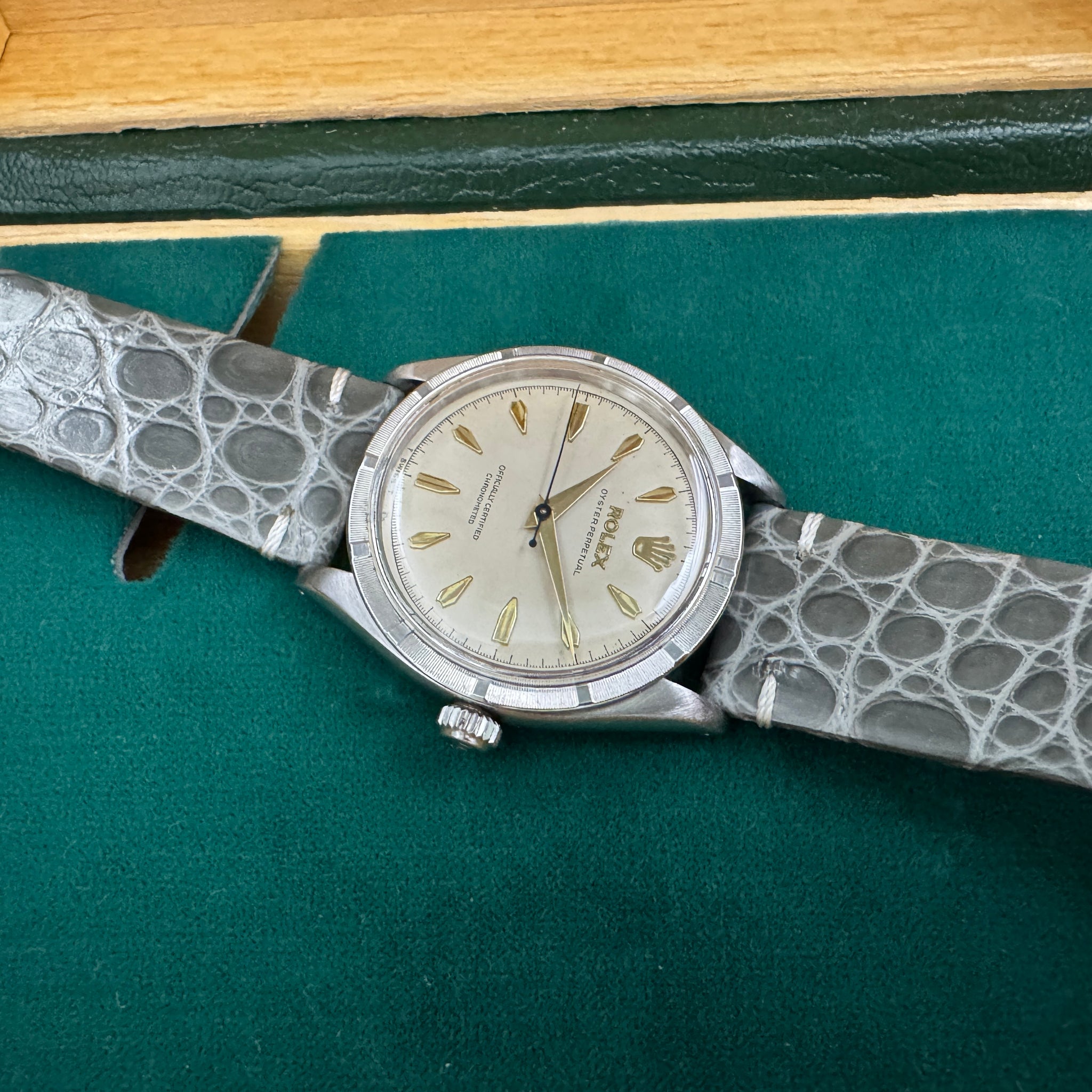 Rolex ロレックス オイスターパーペチュアル Ref.6569 自動巻 56年製 – matsunotokeiten