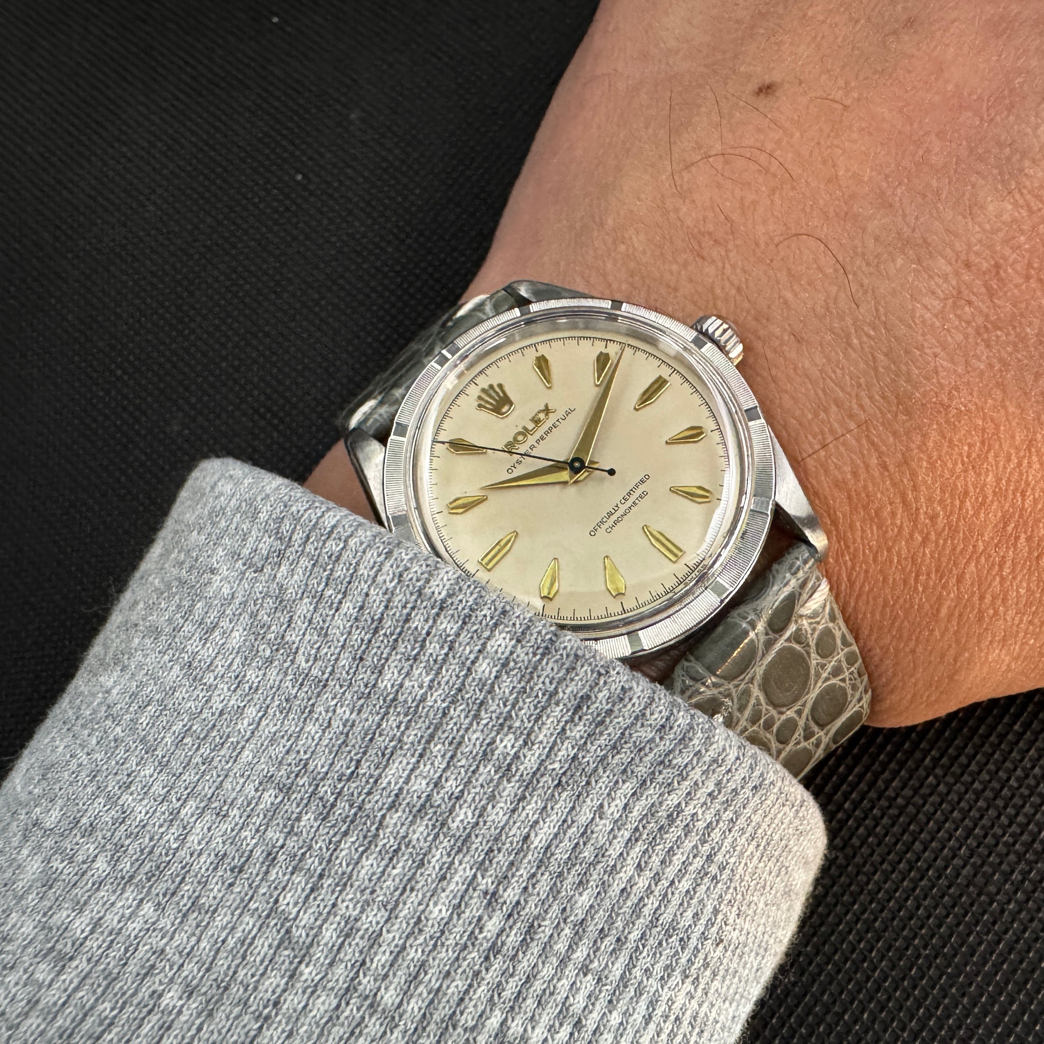 Rolex ロレックス オイスターパーペチュアル Ref.6569 自動巻 56年製 – matsunotokeiten